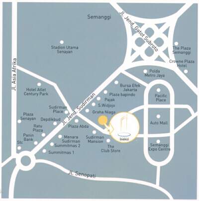 peta scbd jakarta - HousingEstate