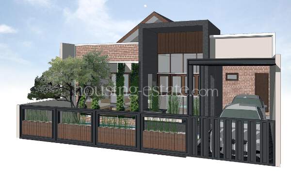 Rumah Alami dengan Beranda