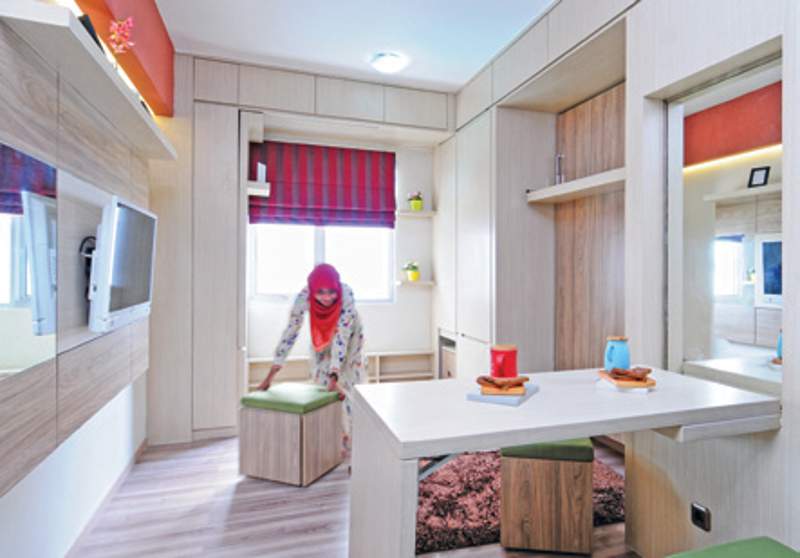 Siasat Cermat Menata Apartemen 18 M2 dengan Perabot Multifungsi