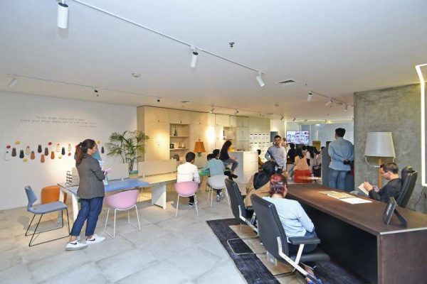 Desain Kantor Kekinian dari Datascrip di Jakarta Design Centre