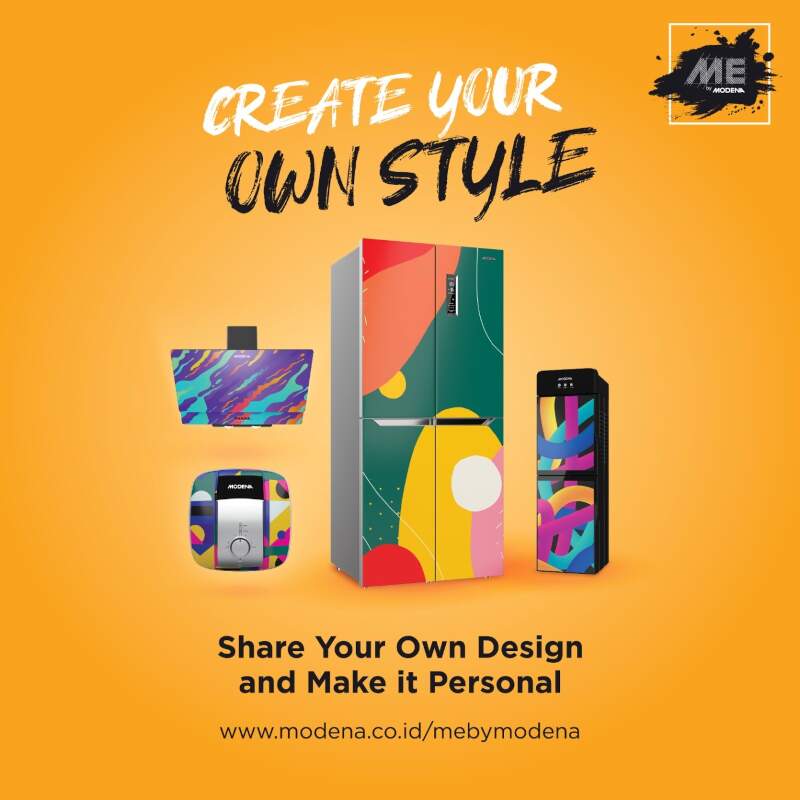 Kini Desain Produk Home Appliances Modena Bisa Didesain Sesuai Selera ...
